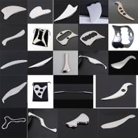 China Medical Grade Stainless Steel Gua Sha Muscle Massage Stick for Soft Tissue IASTM Therapy for sale