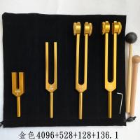 China Stainless Steel Sound Therapy Chakra Tuning Fork Set 4096 528 128 136.1 Hz Clear Tone for sale