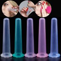 China Clear Face and Eye Cupping Massage Silicone Ventosas Faciales Cupping with Logo Print for sale