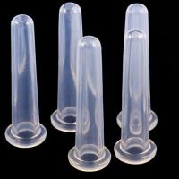 China Clear Face and Eye Cupping Massage Silicone Ventosas Faciales Cupping with Logo Print for sale