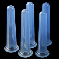 China Clear Face and Eye Cupping Massage Silicone Ventosas Faciales Cupping with Logo Print for sale