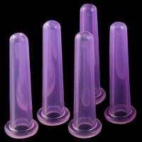 China Clear Face and Eye Cupping Massage Silicone Ventosas Faciales Cupping with Logo Print for sale