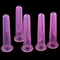China Clear Face and Eye Cupping Massage Silicone Ventosas Faciales Cupping with Logo Print for sale