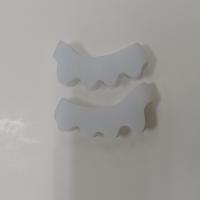 China Small Individual Silicone Toe Separator Economical and Breathable for Bunion Correction for sale