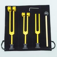 China 128Hz 256Hz 512Hz Metal Sound Healing Tuning Forks Set for Body Shelf Life 1 Year for sale