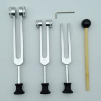 China 128Hz 256Hz 512Hz Metal Sound Healing Tuning Forks Set for Body Shelf Life 1 Year for sale