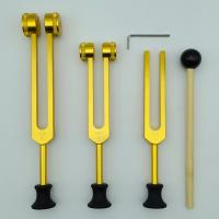China 128Hz 256Hz 512Hz Metal Sound Healing Tuning Forks Set for Body Shelf Life 1 Year for sale