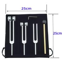 China 128Hz 256Hz 512Hz Metal Sound Healing Tuning Forks Set for Body Shelf Life 1 Year for sale