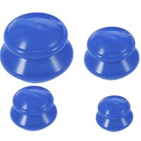 China Class I Silicone Custom Massage Anti Cellulite Cupping Kit 4 Pieces Shelf Life 1 Year for sale