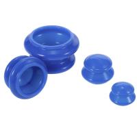 China Class I Silicone Custom Massage Anti Cellulite Cupping Kit 4 Pieces Shelf Life 1 Year for sale