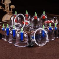 China Class I Transparent Hijama Cups Vacuum Cupping Set 2022 14pcs per Box for Slimming for sale