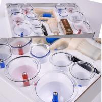 China Transparent ABS Material 12-Piece Vacuum Therapy Cupping Set for Whole Body Massager for sale