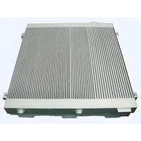 China Four Corner Lugs Bottom Dual Concentric Port Vertical Fin Air Compressor Heat Exchanger for sale