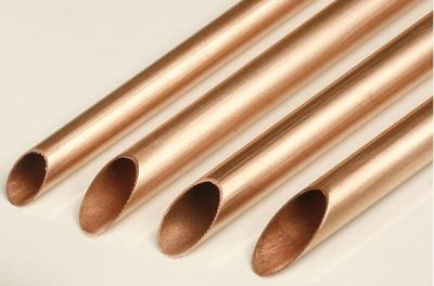 China Customised Thickness EN13571-2 Inner Grooved Copper Tube For Refrigerator for sale