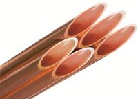 China Red Non Alloy Copper Pipe Straight washed Surface ISO45001 certificated for sale