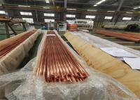 China ASTMB68 Straight Copper Tube For Chilled Water And Refrigeration for sale