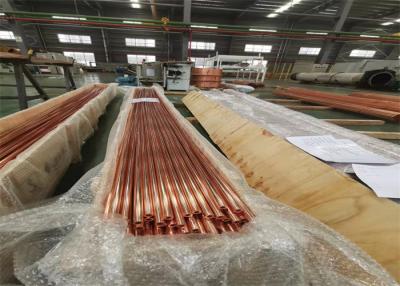 China ASTMB68 Straight Copper Tube For Chilled Water And Refrigeration for sale