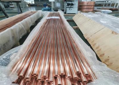 China Air Conditioning Straight Copper Tube Semi Hard Annealing washed Surface for sale