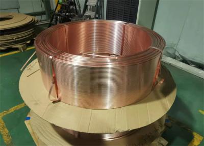 China Inner Grooved Micro Fin Tube CU DHP C12000; Material Brown colour for sale