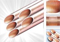 China Lightweight Copper Tube Inner Grooved For HVAC Piping Systems for sale