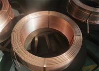 China LWC Level Wound Copper Tube , EN12735 Refrigerator Copper Coil for sale