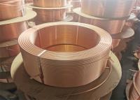 China Copper Seamless LWC Level Wound Coil For Refrigeration Red Colour for sale