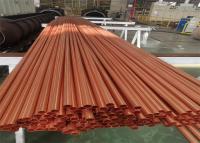 China ASTMB68 Straight Copper Tube For Chilled Water And Refrigeration for sale