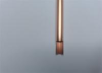 China ASTMB68 soft Grooved Heat Pipe , Oxygen Free Copper Heat Tube for sale