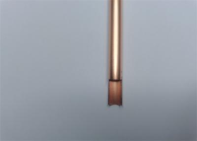 China ASTMB68 soft Grooved Heat Pipe , Oxygen Free Copper Heat Tube for sale