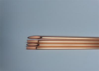 China C10100 Copper Grooved Heat Pipe Oxygen Free Washed And Clean Surface for sale