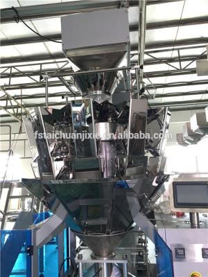 China Multi-function 4 head linear weigher high accuracy full automatic good quality vertical sugar packing machine TCLB-420FZ for sale