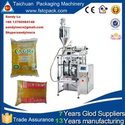 China Automatic cooking oil  packaging machine , 1kg cooking oil packing machine for sale