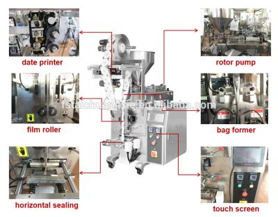 China High speed fruit juice ice lolly packing machine jelly stick sachet ice pop packaging machine for sale