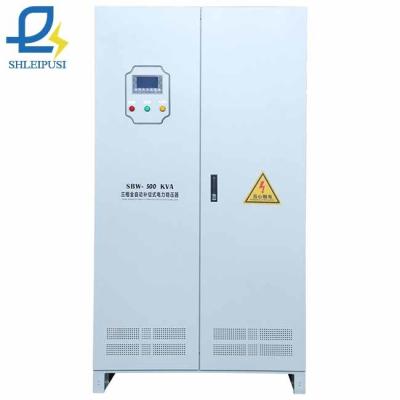 China 500KVA 3 Phase Voltage Regulator Stabilizer Unbalance Type 380V 50Hz for sale