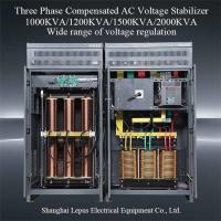 China 1000KW 1000KVA 380V Voltage Regulator Three phase Servo Type Voltage Stabilizer for sale