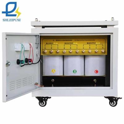 China 50KVA 40KW 3 Phase Transformer 480V To 240V 200V Power Transformer For Industrial Use for sale
