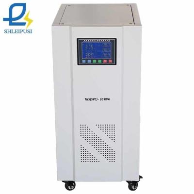China 15KW Voltage Stabilizer 220V 380V 230V Automatic Servo Type AC Voltage Regulators for sale