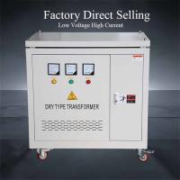 China Furnace 40KVA High Current Transformer 240V To 33V Step Down Dry Type for sale