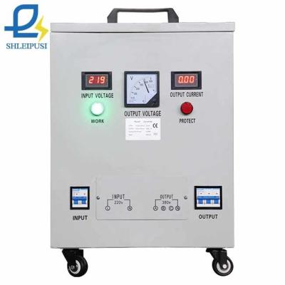China 10KVA Phase Converter Transformer Single Phase 220V To 380V 3 Phase for sale