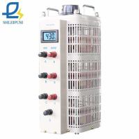 China 3 Phase Variac TSGC2 Series Variable Transformer Voltage Regulator 380V 430V for sale