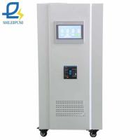 China Three Phase 380V Servo Voltage Stabilizer With Intelligent LCD Touch Screen for sale