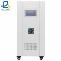 China Three Phase 380V Servo Voltage Stabilizer With Intelligent LCD Touch Screen for sale