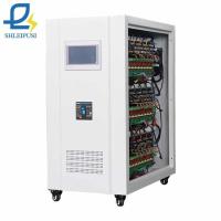 China Three Phase 380V Servo Voltage Stabilizer With Intelligent LCD Touch Screen for sale