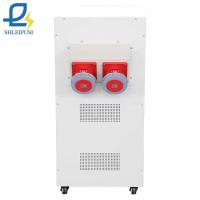 China Three Phase 380V Servo Voltage Stabilizer With Intelligent LCD Touch Screen for sale