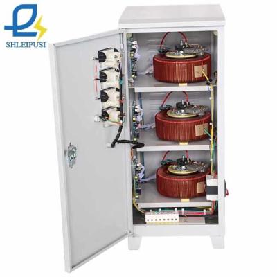 China 3 Phase Single Phase AVR Industrial Voltage Regulators 220V for sale