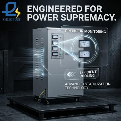 China Full Protection 415V 100KVA Servo Type 3 Phase Automatic Voltage Regulator AVR Stabilizer for sale