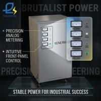 China Full Protection 415V 100KVA Servo Type 3 Phase Automatic Voltage Regulator AVR Stabilizer for sale