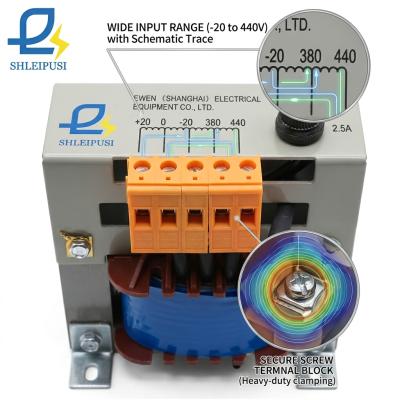 China Energy Saving BK-1000VA 220V-24V Single Phase Control Transformer Dry Type Step Down for sale