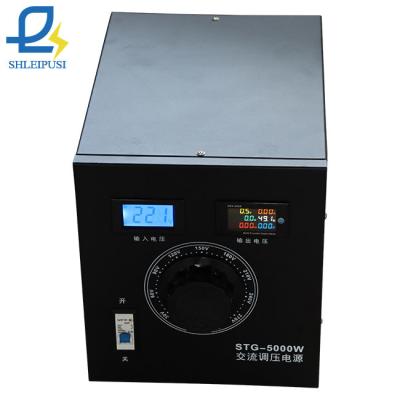 China 5KVA 2 Phase Auto Variable Transformer Step Up Step Down Transformer for sale