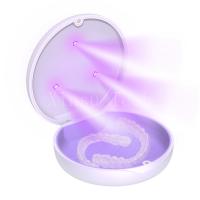 China UVC Sanitize Dental Retainer Box Battery Powered For Invisalign Aligner for sale